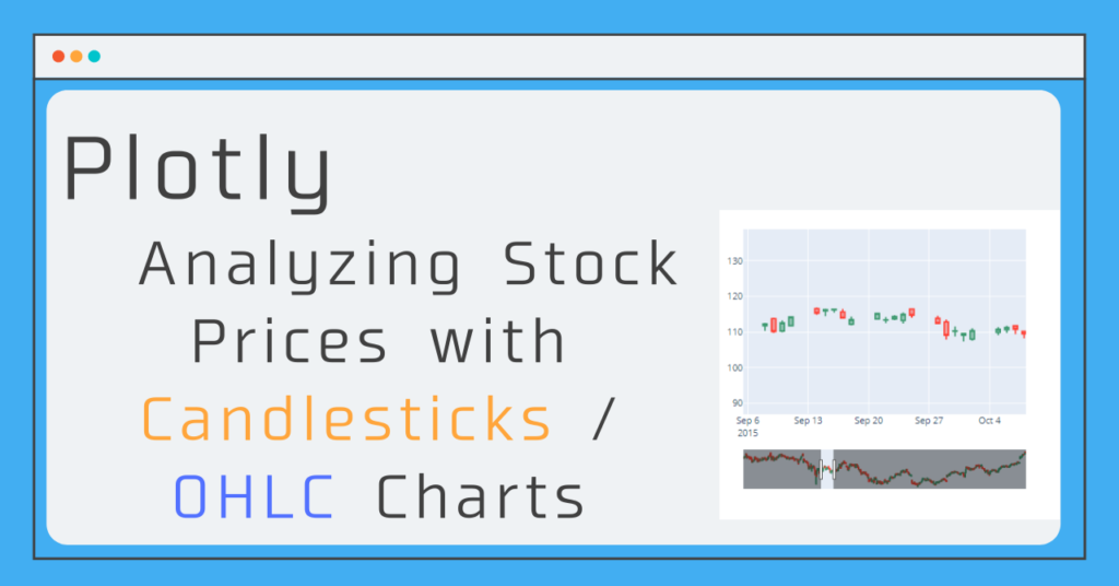 Plotly : Analyzing Stock Prices with Candlesticks / OHLC Charts | AI Research Collection